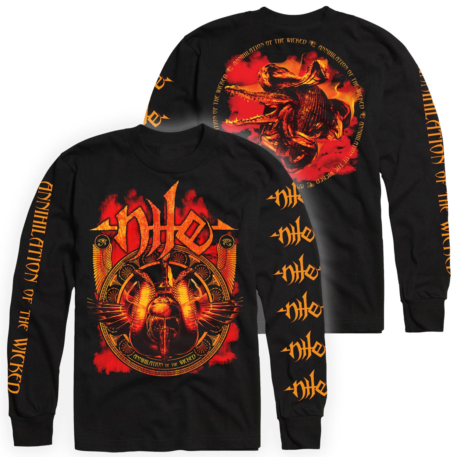 Nile "Annihilation Of The Wicked" Longsleeve – Relapse Records Official ...