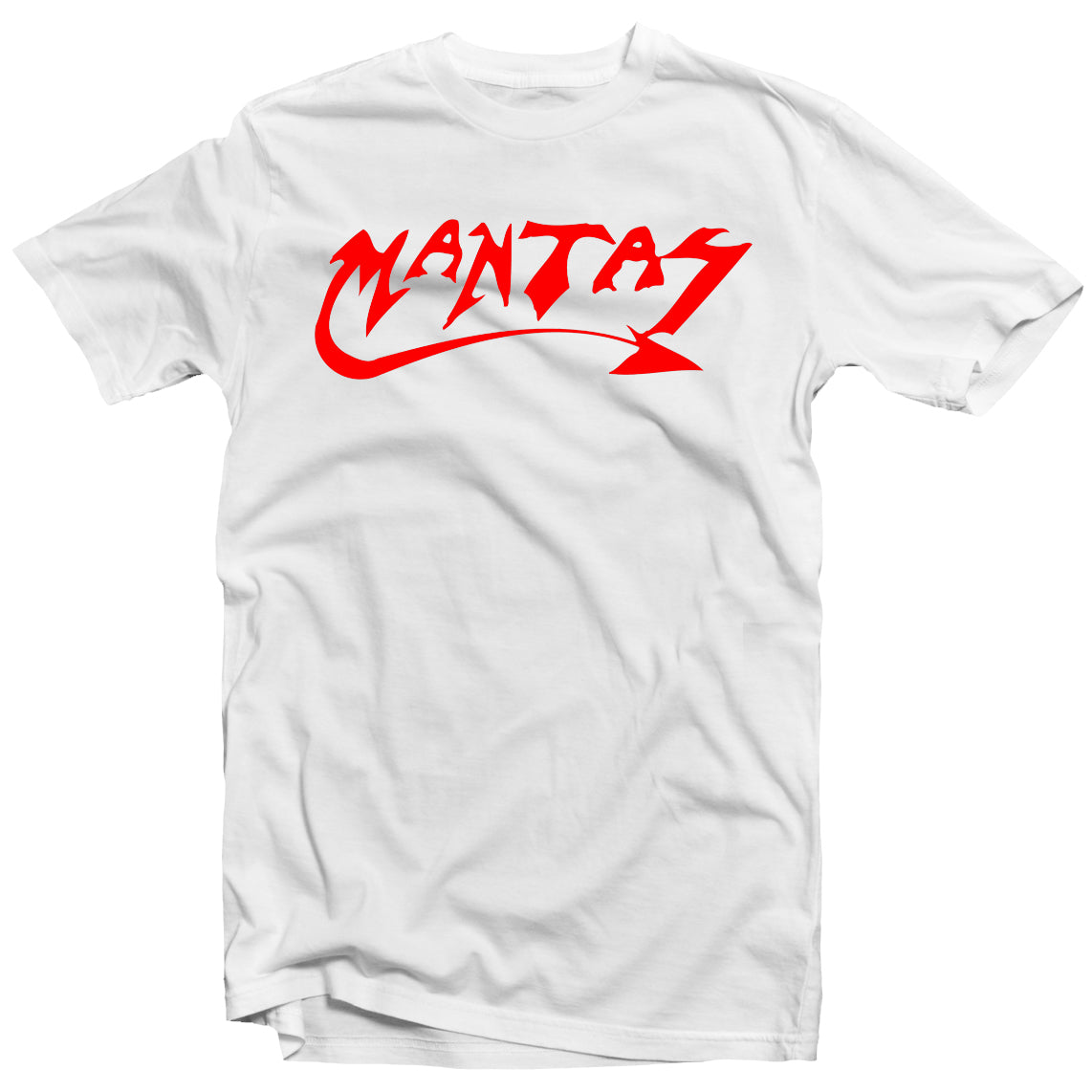 Mantas "Logo (Red on White)" T-Shirt – Relapse Records Official Store