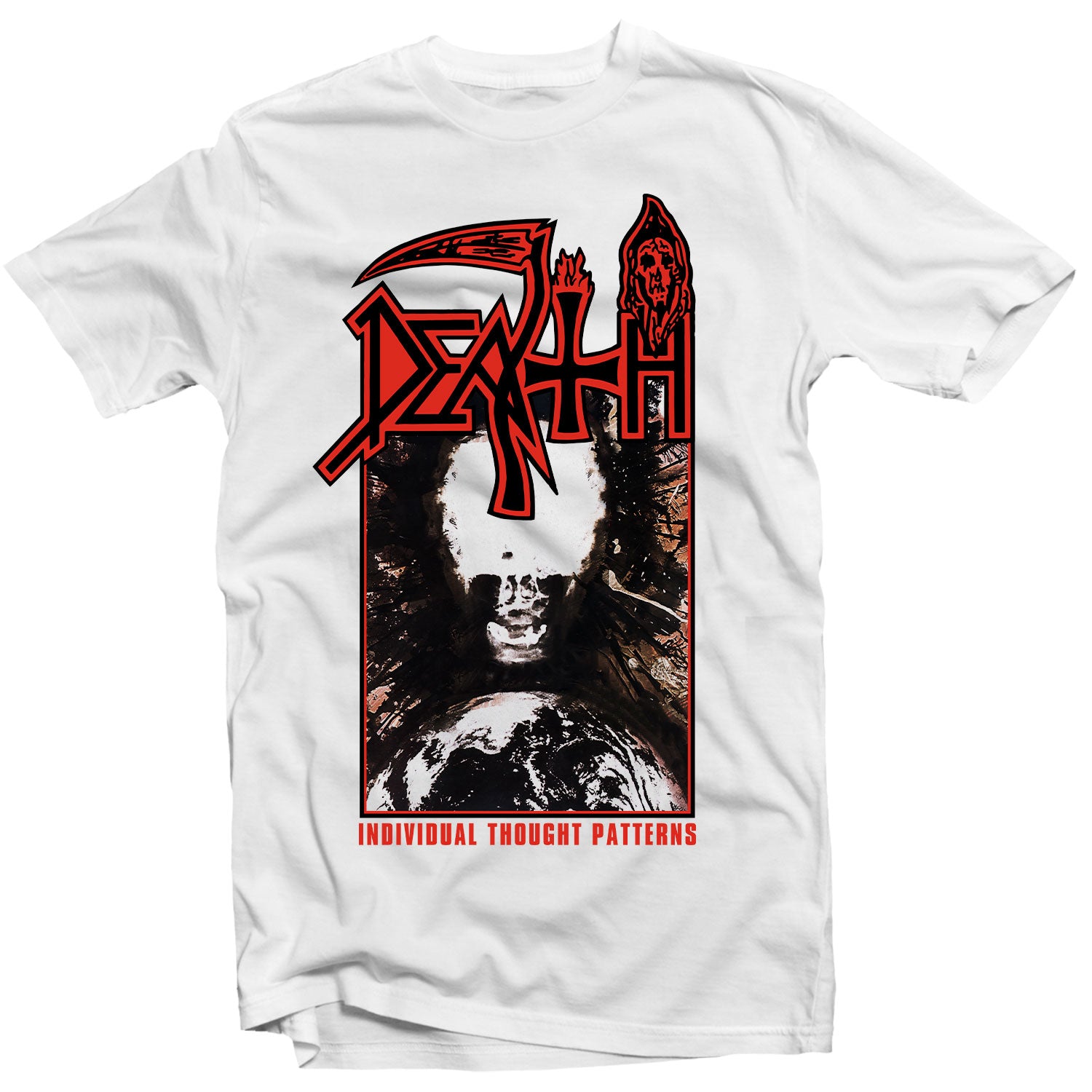 Death "Individual Thought Patterns (White)" T-Shirt – Relapse Records ...