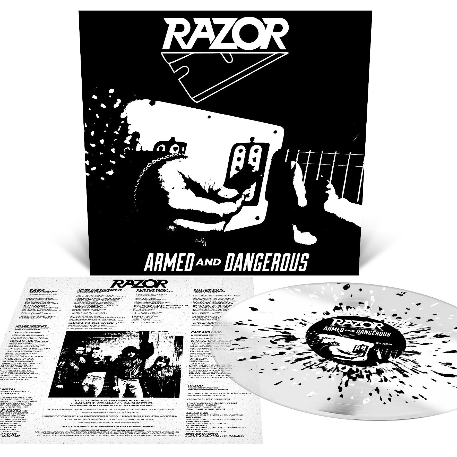 Razor "Armed and Dangerous (Reissue)" 12" – Relapse Records Official Store