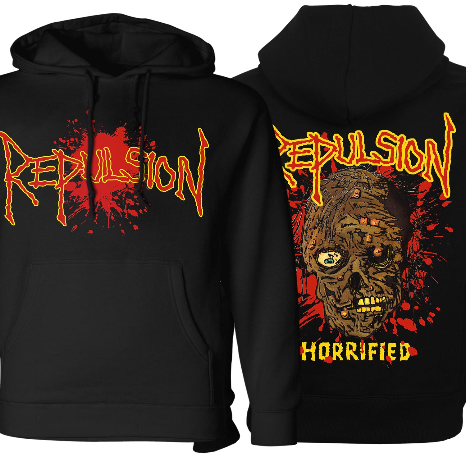 Repulsion "Horrified" Pullover Hoodie – Relapse Records Official Store